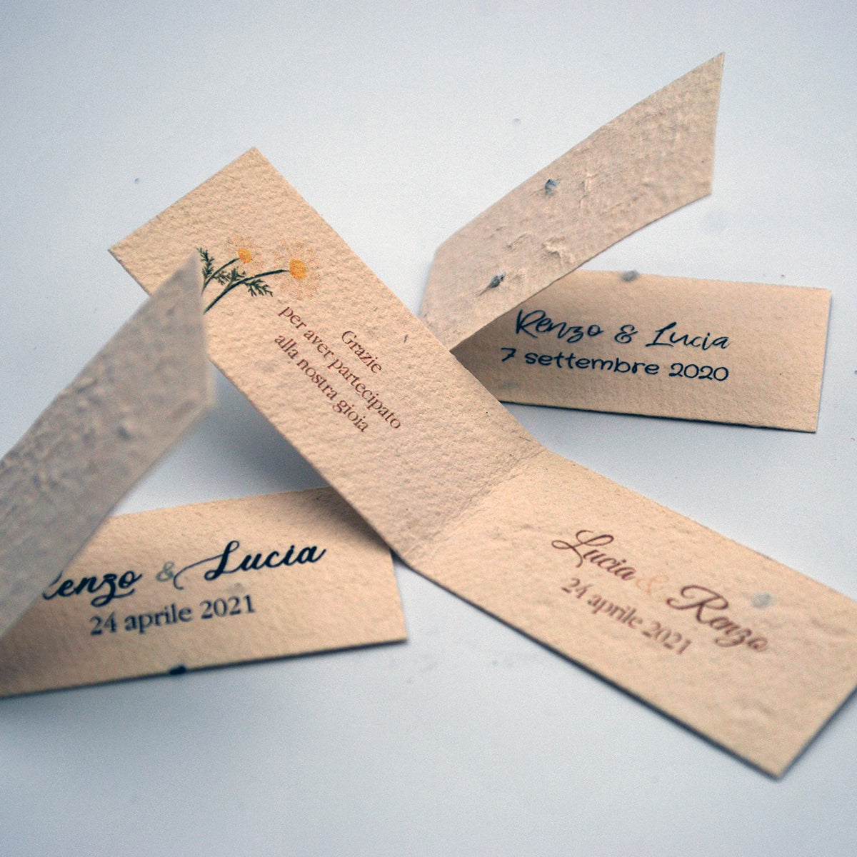 Tag & Bigliettini Bomboniera - Auguri Sostenibili